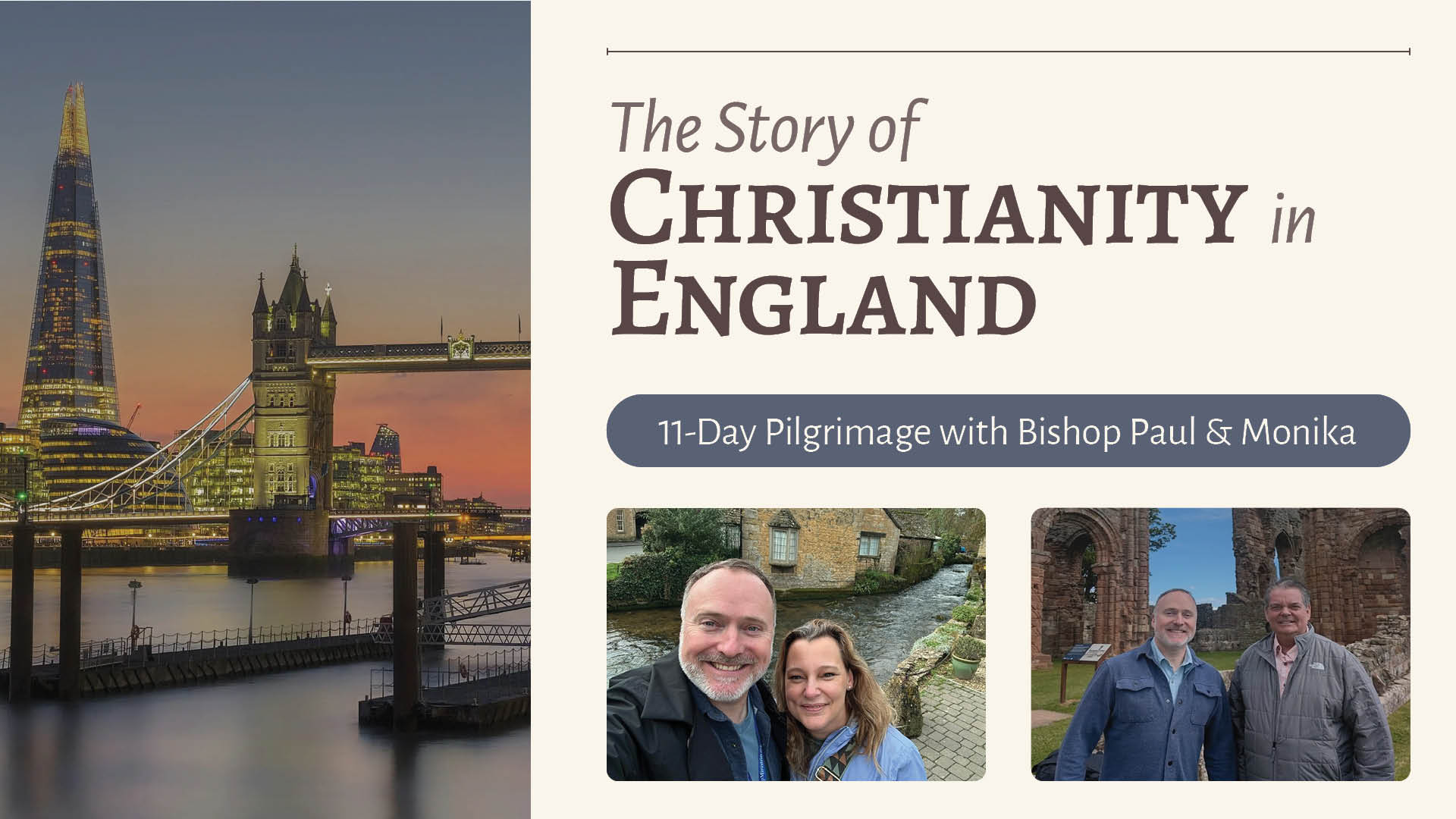 The Story of Christianity in England - Christ Church Plano